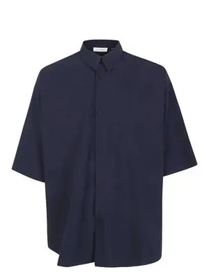 Fear Of God Shirt 3/4 Sleeve Button Up - Black