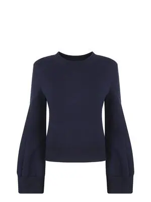 Sacai Long Sleeve Sponge Sweat Pullover - Black