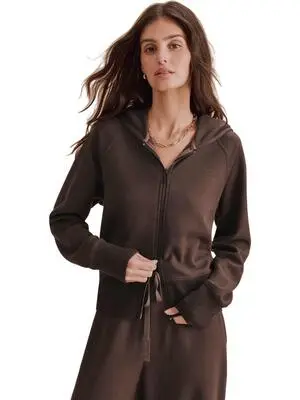 Splendid Winslow Zip Up Hoodie - Java