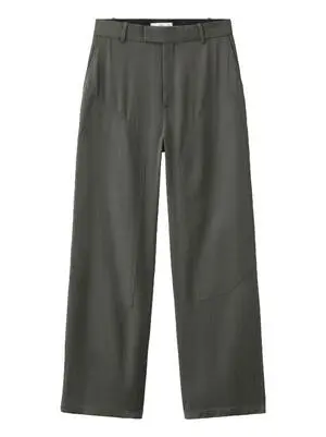 Mango Straight Leg Suit Pants - Black