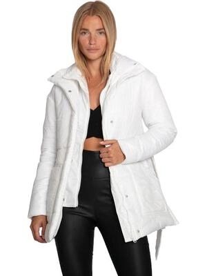 BELLE & BLOOM Moonrise Belted Puffer Jacket