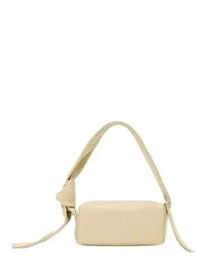 ALLSAINTS Effie Knot Leather Shoulder Bag - Bone White
