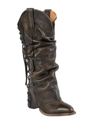 FREEBIRD Jules Leather Western Boots - Black