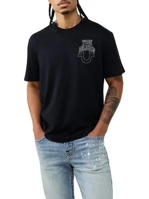 True Religion True No. 1 Buddha Graphic T-shirt - Jet Black