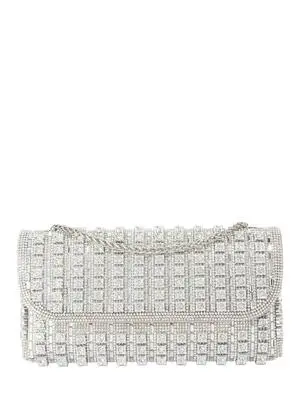 Dune London Elabourate Crystal Clutch - Silver