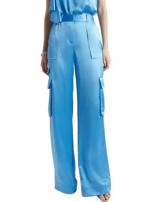 Ramy Brook Hannah Wide Leg Cargo Pants - Oasis