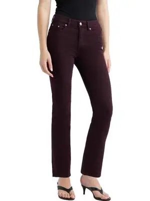 DL1961 Mara Instasculpt™ Mid Rise Ankle Straight Leg Jeans - Viola