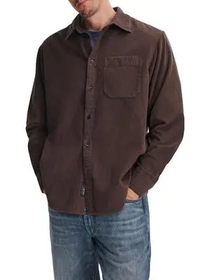 Rag & Bone Relaxed Corduroy Shirt Jacket - Black