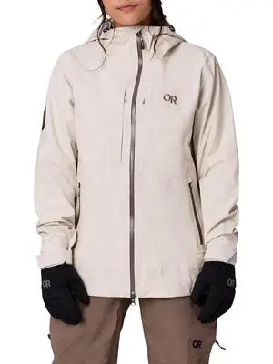OUTDOOR RESEARCH Carbide Waterproof Jacket - Oyster