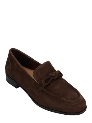 Vaneli Kaye Suede Loafer With Knot Detailing - Tmoro