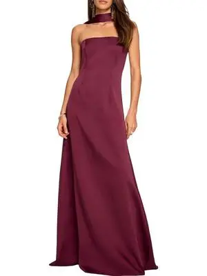 Ramy Brook Karma Gown - Cranberry