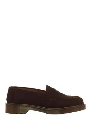 Dr. Martens Suede Penny Loafers - Brown