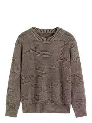 OAS Company Pino Crew-neck Sweater - Brown
