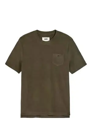 OAS COMPANY Terry Patch-pocket T-shirt