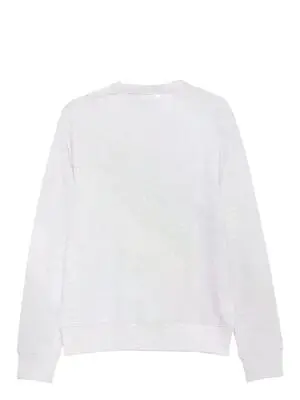 BOSS Logo-embroidered Cotton Sweater - Grey