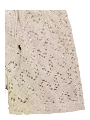 OAS Company Atlas Crochet Shorts - Neutrals