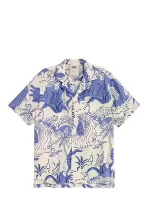 OAS Company Mystea Rocco Button-down Shirt - Neutrals