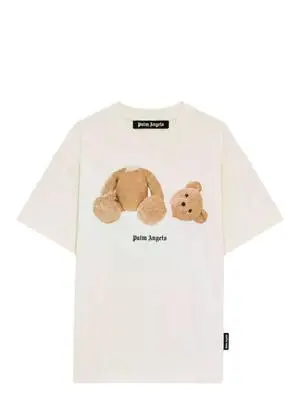 Palm Angels Bear T-shirt - Neutrals