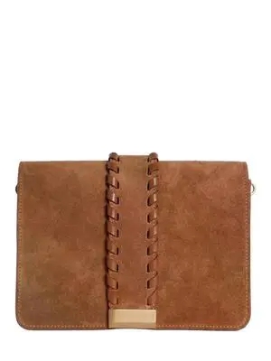 Roberto Festa Alma Whipstitch-trim Shoulder Bag - Brown