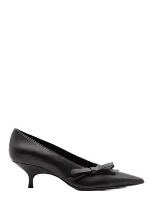 GIABORGHINI Oli Bow Detail Pumps - Black