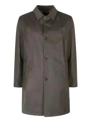 KIRED Mid-length Single-breasted Coat - Neutrals