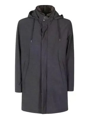 Herno Herno Resort Hooded Parka Grey