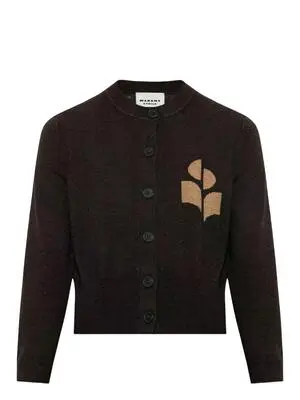 MARANT ETOILE Newton Cardigan - Brown