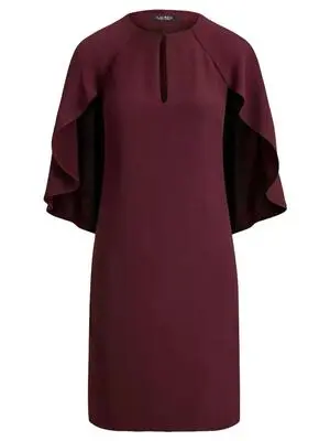 RALPH LAUREN Tiveah Cape-sleeve Mini Dress