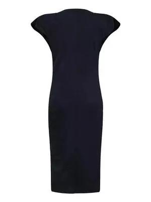 MARANT ETOILE Gathered Draped Maxi Dress - Black