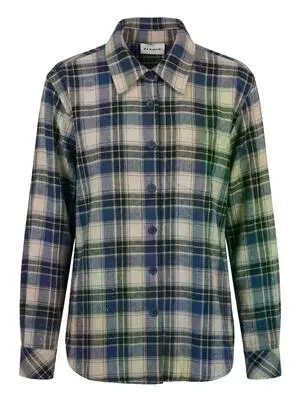 P.a.r.o.s.h Check Print Cotton Shirt - Neutrals