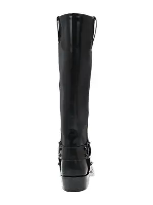 Valentino Garavani Rockstud Harness Boots - Black