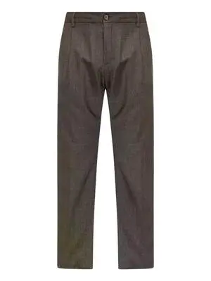 Paul & Shark Straight-leg Tailored Trousers - Brown