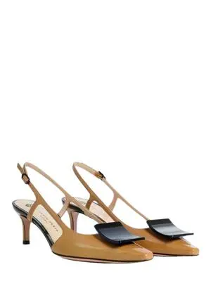 ROBERTO FESTA Kimera Squared-accessory Slingback Heeled Pumps