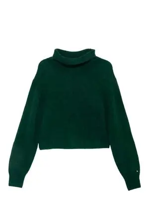 MAJE Maje Turtleneck Sweater With Ribbed Cuffs And Hem