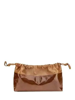 Pierre Hardy Twin Clutch Shoulder Bag - Brown