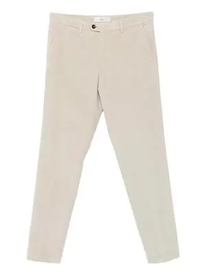 BRIGLIA 1949 Briglia 1949 Corduroy-Effect Straight-Leg Trousers Neutrals