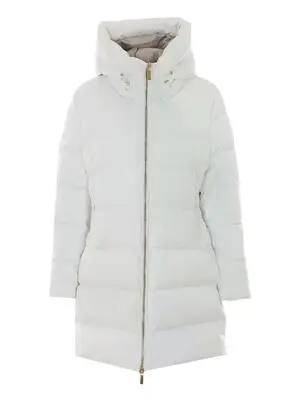 MOORER Klie Hooded Down Coat - White