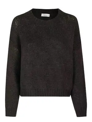 ROBERTO COLLINA Drop-shoulder Sweater - Brown
