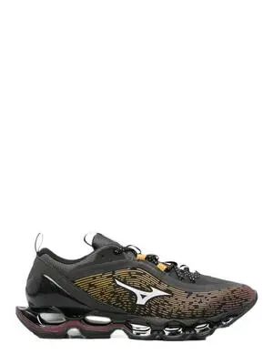 Mizuno Mizuno Wave Prophecy Graphic Print Lace-Up Sneakers Black
