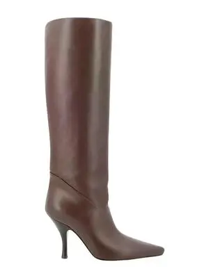 Paris Texas Paris Texas Pointed-Toe Knee-High Boots Brown