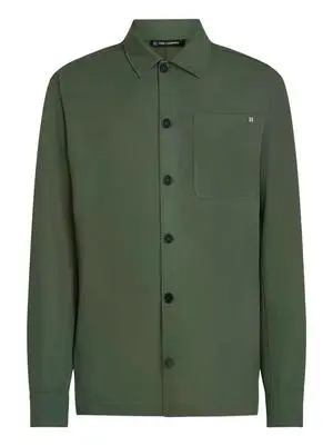 Karl Lagerfeld Buttoned Overshirt - Green