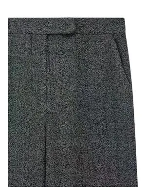 EMPORIO ARMANI Marl-effect Wide-leg Trousers