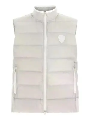 Brunello Cucinelli Heraldic Patch Vest Grey