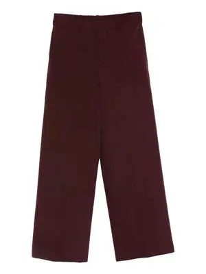 PT TORINO Wide-leg Tailored Trousers - Red