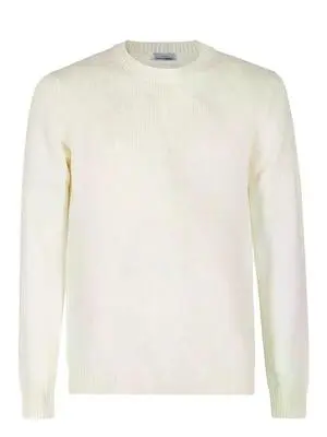 ROBERTO COLLINA Crew Neck Sweater - Neutrals