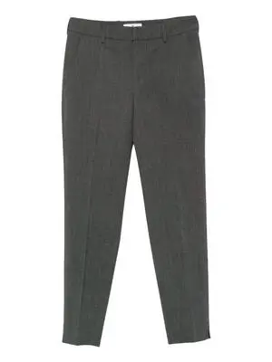 PT TORINO Straight-leg Wool Trousers - Grey