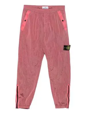 Stone Island Logo-patch Track Pants - Pink
