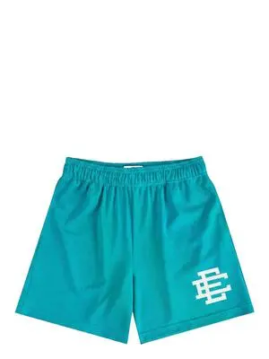 ERIC EMANUEL Basic Logo-print Mesh Shorts - Blue