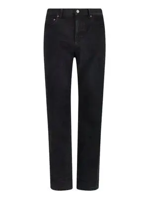 Saint Laurent Five-pocket Slim Fit Jeans - Black