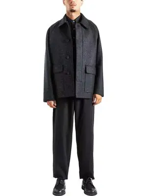 Harris Wharf London Pressed-wool Country Jacket - Grey